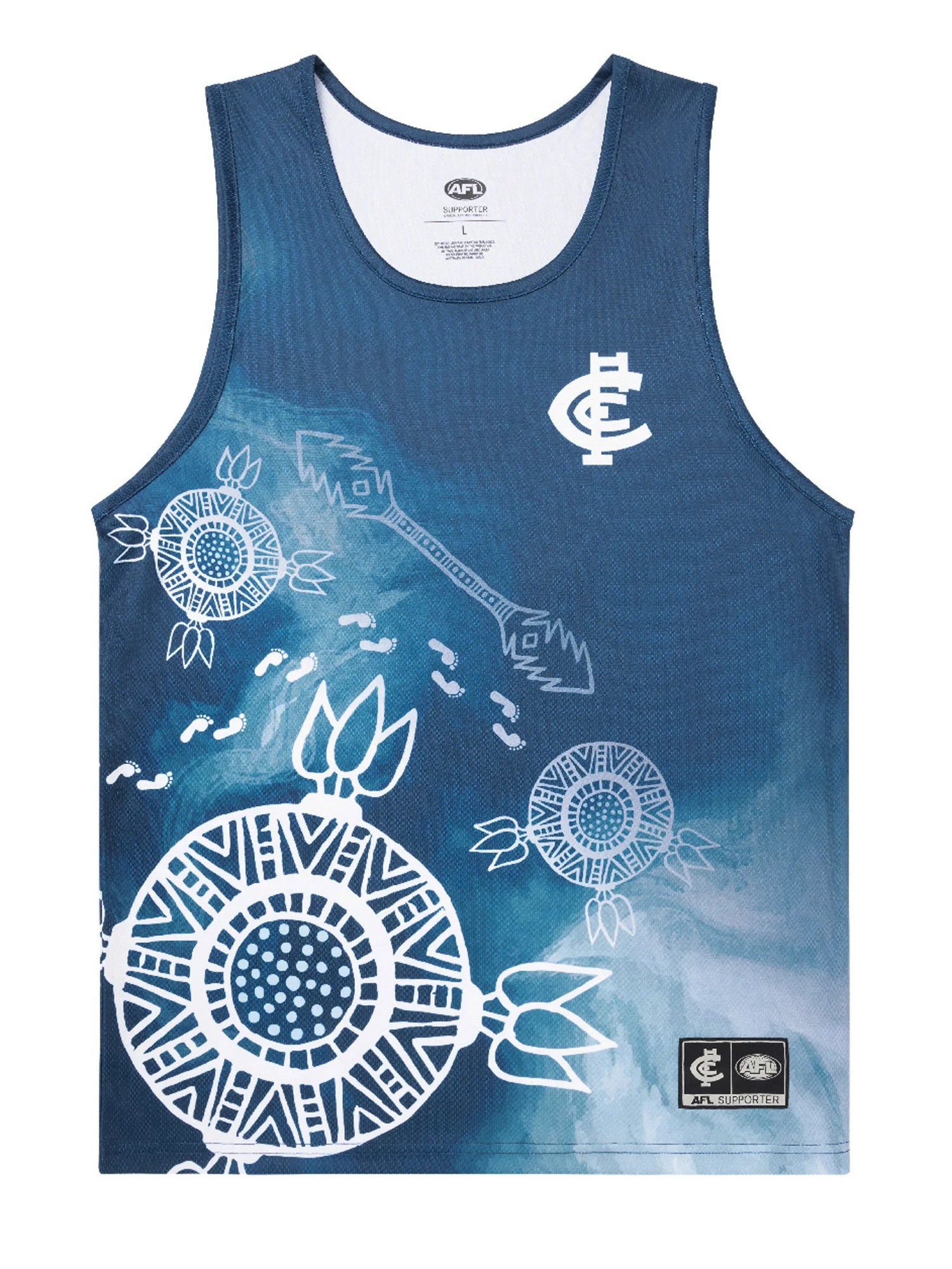 Carlton Blues Indigenous Training Singlet – Exclusive Collections Australia