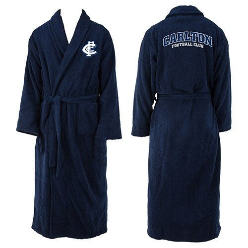 New Year SALE Carlton Blues Adult Dressing Gown Robe – Exclusive ...