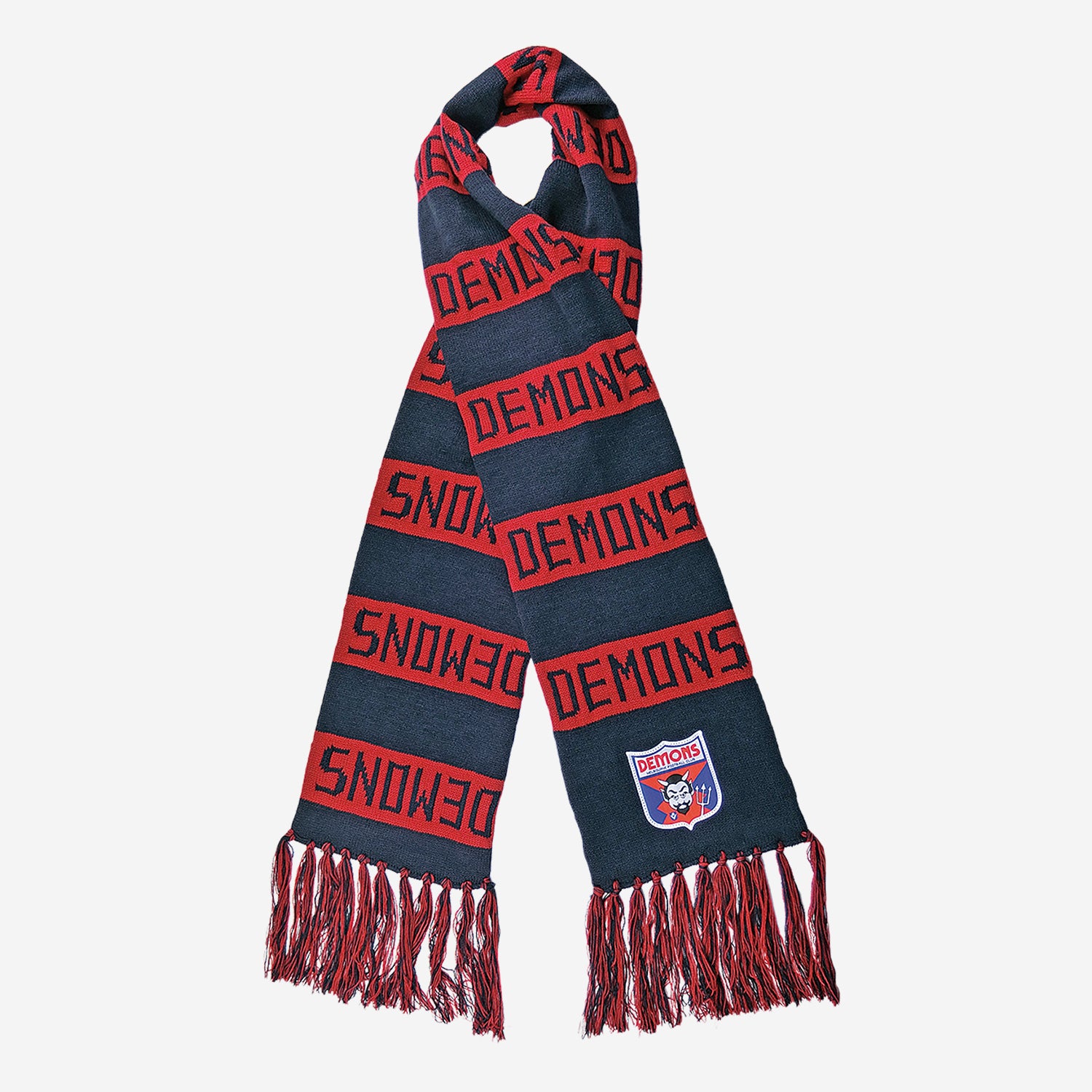 Melbourne Demons Heritage AFL bar scarf – Exclusive Collections Australia