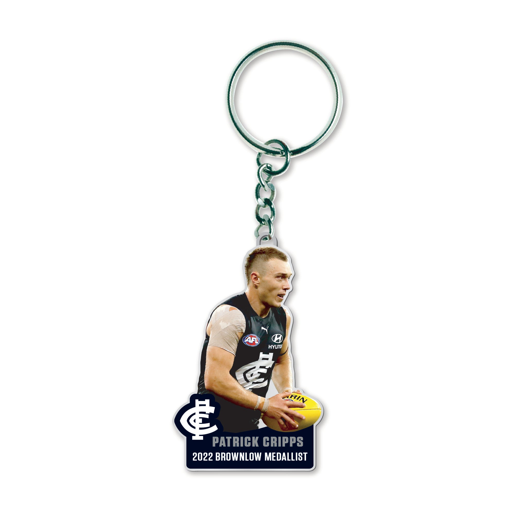 Patrick Cripps 2022 Brownlow Keyring – Exclusive Collections Australia