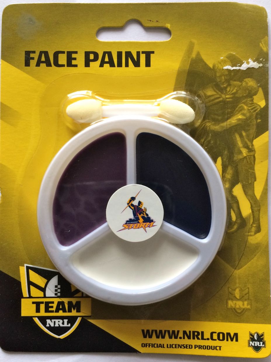 Melbourne Storm Face Paint – Exclusive Collections Australia